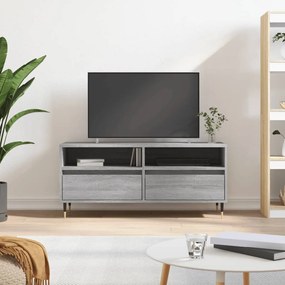TV skříňka šedá sonoma 100 x 34,5 x 44,5 cm kompozitní dřevo - Default Title