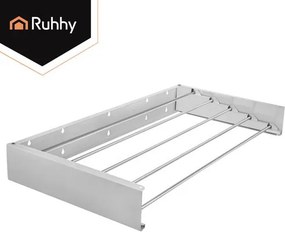 Nástěnný sušák na prádlo Ruhhy 80 cm 27759, skládací, nosnost 20kg
