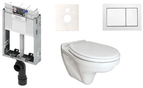 Cenově zvýhodněný závěsný WC set TECE k zazdění + WC S-Line S-line Pro KMPLVIDIMAT