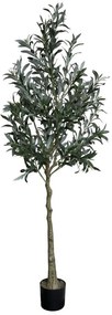 Dekorace umělý stromek olivovník s olivami Olea Tree - 15*170 cm
