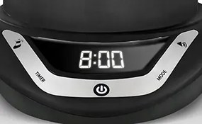 Bialetti Moka Timer Elektrický kávovar na 3 šálky stříbrná / 150 ml
