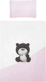 3-dílné ložní povlečení Belisima LILO & LU 100/135 růžová