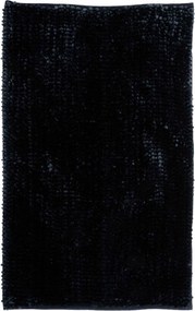 Multi-decor, Koupelnová předložka Chenille Velvet černá, 40x60, černá, koupelna