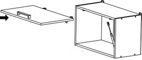 Casarredo - Komfort nábytek Kuchyňská linka DAKOTA 280 cm, bílá/dub kraft zlatý