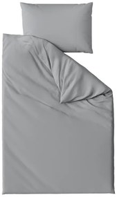 Bavlněné povlečení Lux šedé knoflík