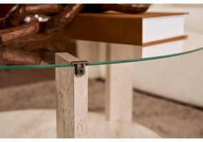 Konferenční stolek Clara Travertine