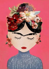 Ilustrace Frida (Pink Version), Treechild