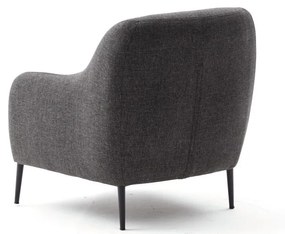 Atelier del Sofa 1-místná pohovka - křeslo Venus 1-Seat - Anthracite, Antracitová