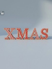 Sinsay - Stojící vánoční dekorace s nápisem Xmas - vícebarevná