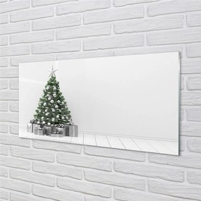 Obraz na skle Vánoční dárky 100x50 cm