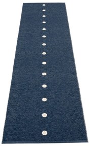 Vinylový koberec Pappelina PEG Dark Blue/Vanilla velikost: 70x280cm