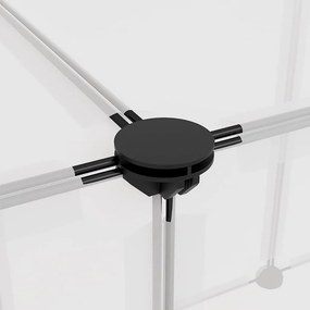Klec pro malá zvířata průhledná 143 x 107 x 93 cm PP a ocel 340570