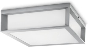 Philips 8719514385344 venkovní stropní svítidlo skies 2x42w | e27 | ip44 - šedá