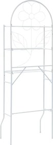 Regál do koupelny bílý 60 x 33 x 174 cm 246723