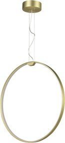 Lampa LED ring Acirculo zlatá 60 cm