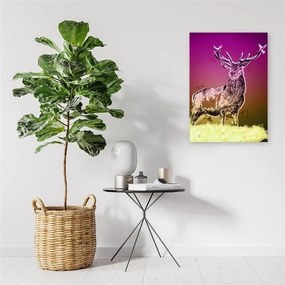 Obraz na plátně Jelen nosorožec Zvířecí příroda - 40x60 cm