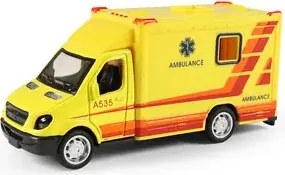 RAPPA 243187 Auto ambulance kov/plast 10 cm / od 3 let