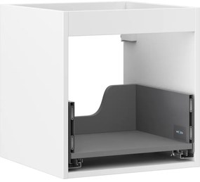 Mexen Box-A, závěsná skříňka 45 cm, 1 zásuvka, bílá matná, 91AX0-0450-470-1-01