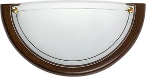 Rabalux UFON nástěnné dřevěné svítidlo 60W/E27/IP20 - tmavé dřevo
