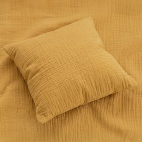 Celoroční mušelínový povlak na polštářek Honey - GOTS Velikost: atypický 45 x 45