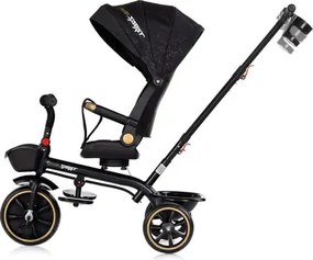 CHIPOLINO Tříkolka se stříškou Max Sport 2v1 Noir