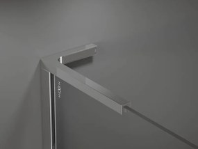 Mexen Velar L posuvná sprchová stěna Walk-in 100 x 200 cm, transparentní 8 mm, chrom - 871-100-003-03-01