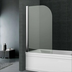 Mereo - Vanová zástěna 75x145 cm, chrom/čiré sklo CK70121K