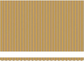 Stahovací markýza Vícebarevný 500 × 300 cm Textil a kov 3331310