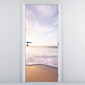 Fototapeta na dveře - Písečná pláž (95x205cm)