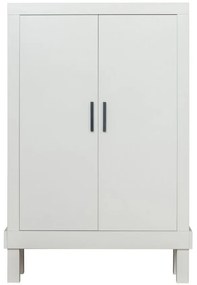 Hoorns Šedo bílá borovicová skříň Bona 107 x 39 cm