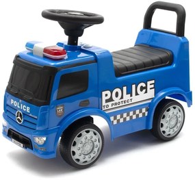 Odrážedlo baby mix dětské odrážedlo se zvukem mercedes police modré
