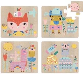 Vilac Dřevěné puzzle rozvíjející se příběh