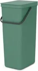 Brabantia Sort  Go Odpadkový koš 40 L tmavě zelená / s rukojetí / 26.7