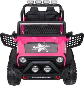 Elektrické autíčko Jeep BEAST 4x4 růžové