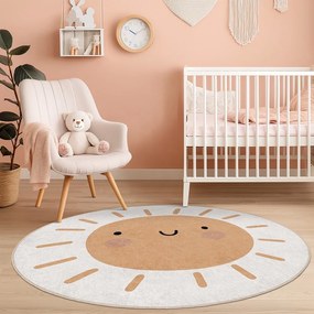 Pratelný dětský koberec ø100 cm Sunny World – Mila Home