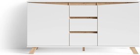 Byliving Komoda »Valentin«, v moderním skandinávském stylu. (šířka 160 cm)