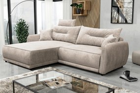 XXXLutz ROHOVÁ SEDAČKA, textil, béžová MID.YOU - Sedací soupravy - 001574006801