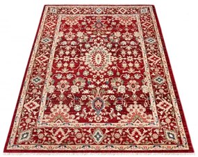 Kusový koberec RIVOLI EE65B Klasický červený Rozměr: 120x170 cm