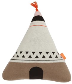 OYOY Living Design Polštářek indiánské teepee, 100% bavlna, 37 x 36 x 12 cm