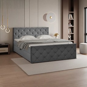 Postel dvoulůžko BOXSPRING HEAVEN + topper v ceně | 180x200 | VÝBĚR TKANIN