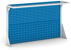 Nástavba na stůl GB 1500 mm, děrovaný plech na nářadí a plastové boxy