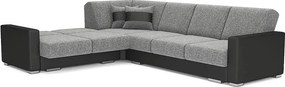 Rohová sedací souprava NERO DELUXE 308x230 šedá