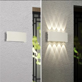 Brilagi - LED Venkovní nástěnné svítidlo FLAREBOX LED/8W/230V bílá IP65