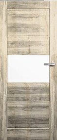 Interiérové dveře vasco doors TEO model 3 Průchozí rozměr: 70 x 197 cm, Orientace dveří: Levé dveře, Dekor: Bílá