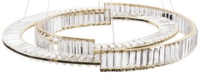 Toolight Toolight, LED křišťálové stropní svítidlo APP1524-CP60/80, zlatá, OSW-06972