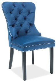 Jídelní židle Aurore Velvet (modrá). 1018327