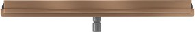 Mexen Flat Wall, sprchový žlab na zeď 2v1, 80 cm, měděná matná, 1C30080