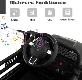 Costway 12 V bateriové dětské vozidlo Elektrické dětské vozidlo s dálkovým