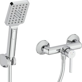 Laveo Alita, sprchová baterie s ruční sprchovou soupravou, chromová, LAV-BVA_041D