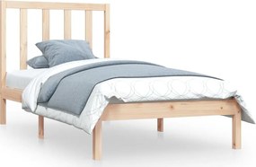 vidaXL Rám postele masivní borovice 90 x 200 cm [3105145] Barva: Bílá